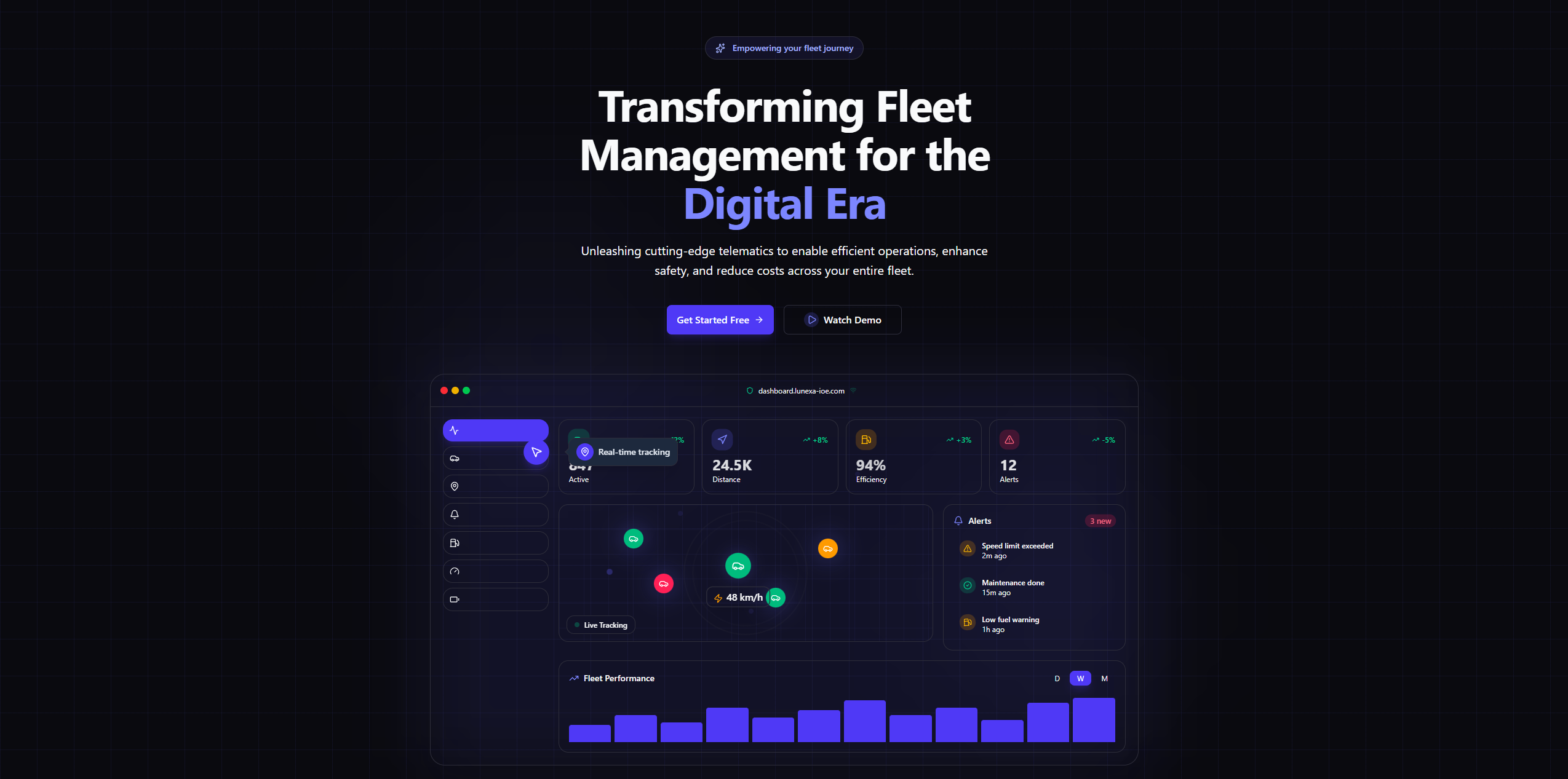 Lunexa - Advanced Fleet Management & IoT Solutions | Lunexa